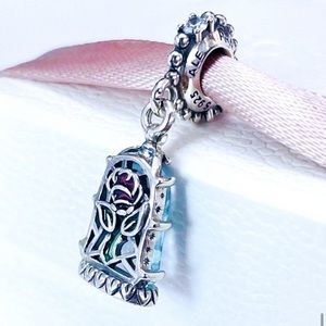 Jewelry | Nwot Pandora X Disney Beauty And The Beast Enchanted Rose ...